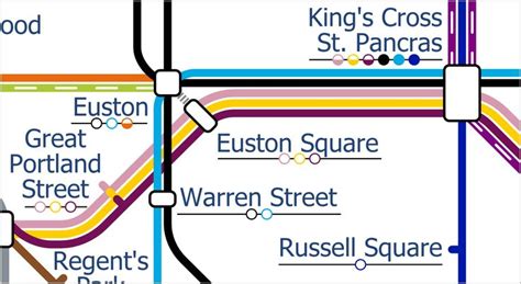 Representation Of Disabled Information On A Subway Map