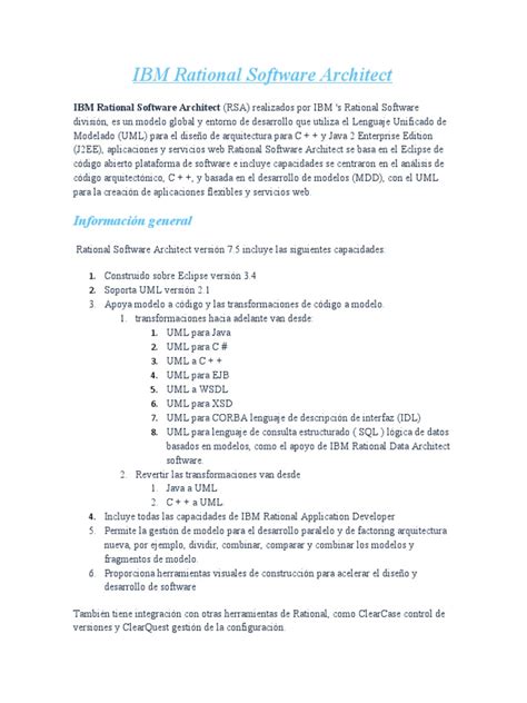 ibm rational software architect pdf ibm eclipse software