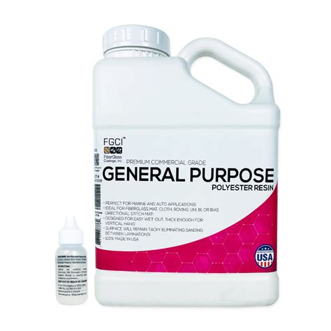 General Purpose Polyester Fiberglass Resin Kit Fgci