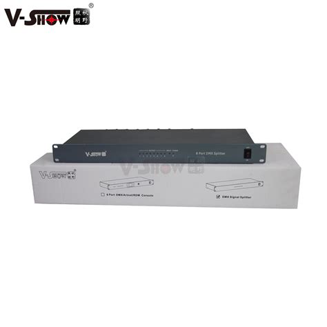 Vshow Dsp08 Shipping From Usa Dmx Splitter Signal Amplifier 8 Port Dmx Splitter Stage Machine