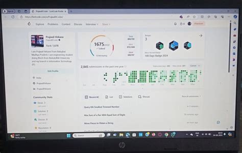 prajwal hirkane on linkedin 365daychallenge leetcode dailycoding
