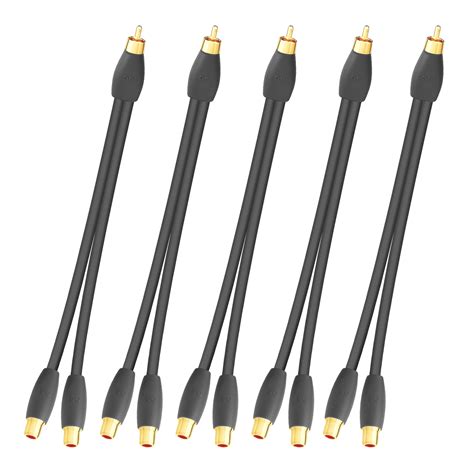 audioquest flx x m22f rca splitter i pack 1 x male rca 2 x female rca