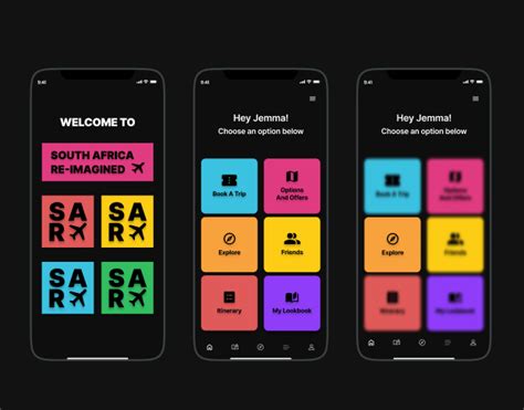Sar Travel App Prototype Design Compsstyle Guide 2023 Behance