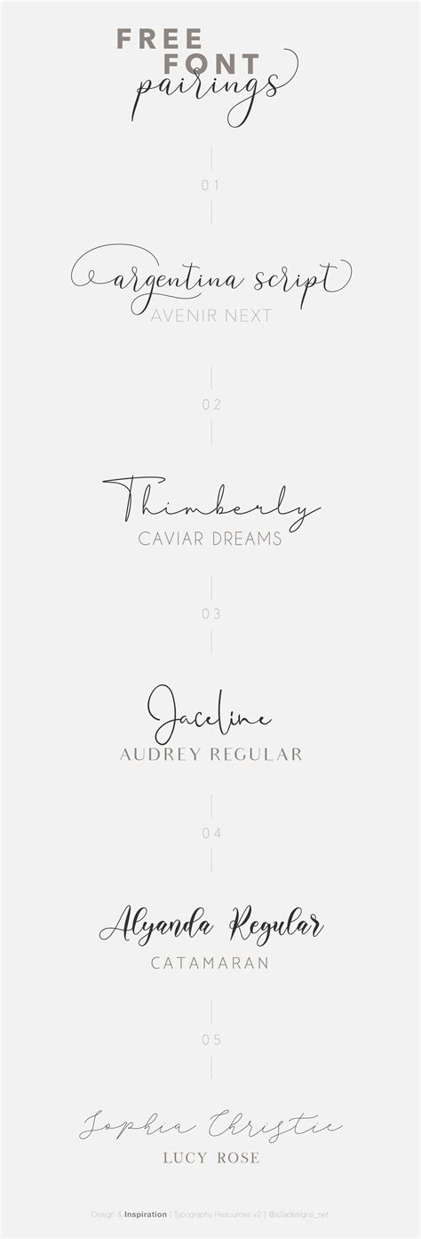 Script Font Pairings — A A Designs Squarespace Website And Brand