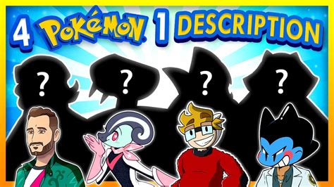 4 artists design pokemon from the same description 7 youtube