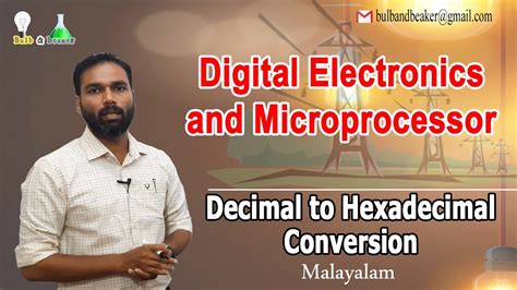 Decimal To Hexadecimal Conversion Digital Electronics And Microprocessor Malayalam Youtube