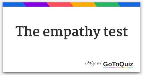 The Empathy Test