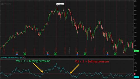Updown Volume Ratio Indicator For Thinkorswim Thinkscript101