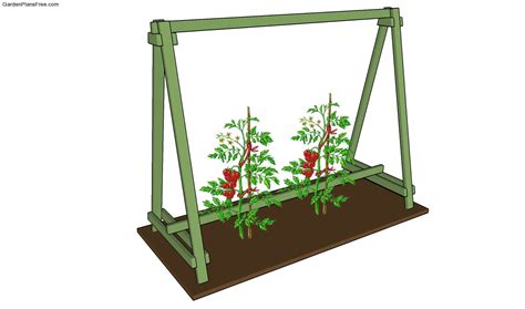 Tomato Trellis Plans Free Garden Plans Gardening Tips Guides DIY Garden Plans