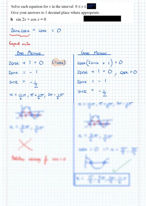 SOLUTION Double Angle Formulae Lesson Notes Studypool
