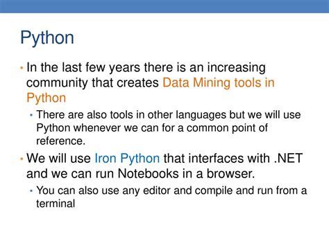 Data Mining Python Ppt Download
