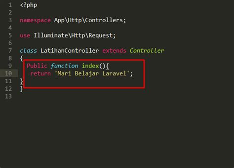 Mengenalmembuat Serta Menggunakan Controllerroutes Dan Model Di Laravel Hello