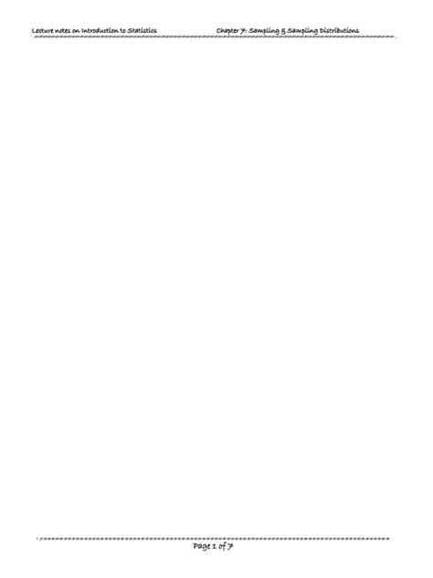 chapter 7 sampling and sampling distributions pdf sampling