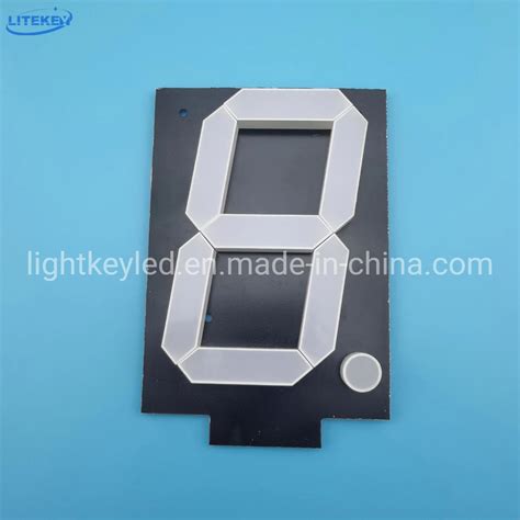 5 Inch Single Digit Assembly 7 Segment LED Display With RoHS From Expert Manufacturer 7