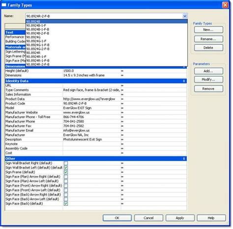 Everglow Exit Signs For Revit Modlar Com