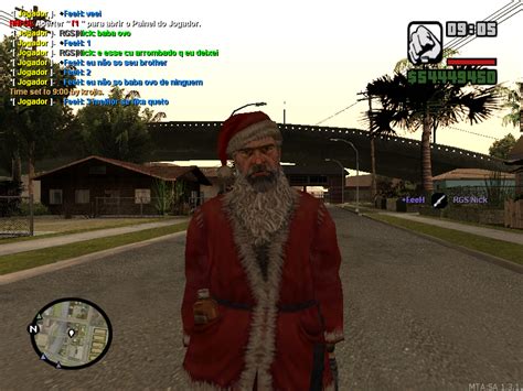 Skin Papai Noel Mta Brasil