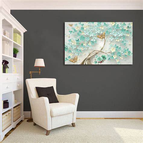 1 Panel Tree 3d Style Love Print And Free Shipping Nz