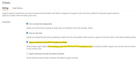 Changing The Default Privacy Of Ticket Comments Zendesk Help
