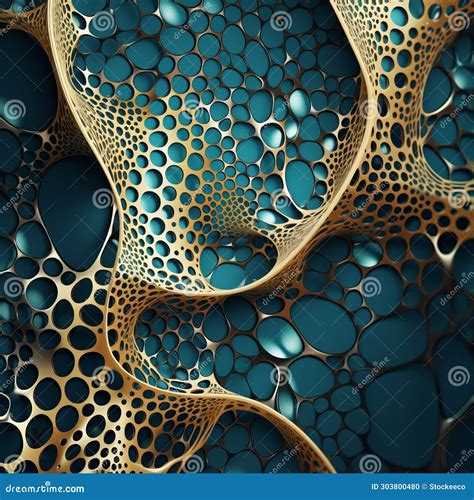 Speech Recognition Background Biomimicry Inspired Lace Patterns In Contrasting Colors Stock