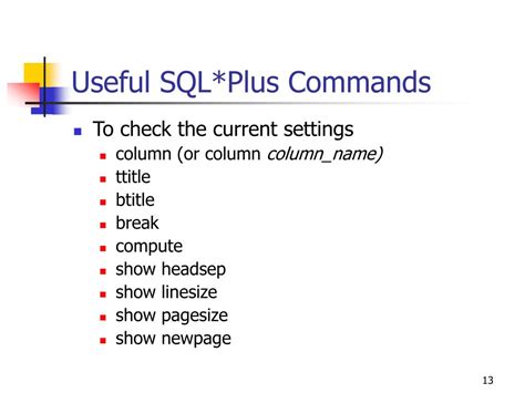 Ppt Isys 365 Sqlplus Environment Powerpoint Presentation Free Download Id4502773