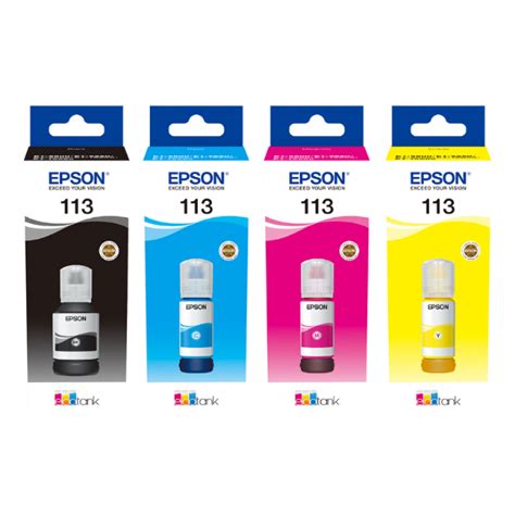 Buy Genuine Epson 113 Multipack Ink Bottles Inkredible Uk