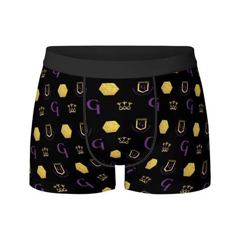 Full Gi Pattern Black Underwear Gough International