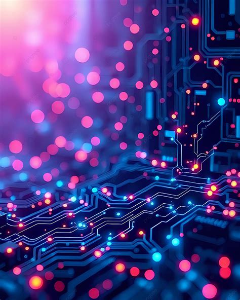 Abstract Circuit Board Technology Glow Background Wallpaper Image For Free Download Pngtree
