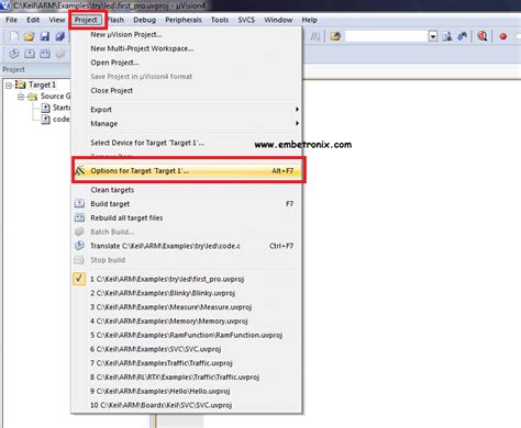 Setting Up Keil For Lpc2148 Install And Configure ⋆ Embetronicx