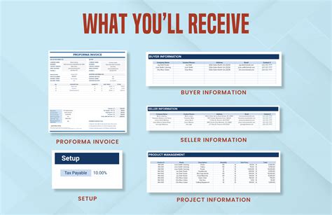 Proforma Invoice Template In Excel Google Sheets Download Template Net