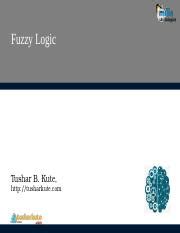 5 Fuzzy Logic Pdf Fuzzy Logic Tushar B Kute Tusharkute Com Fuzzy Logic Fuzzy Logic