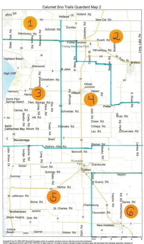 Wisconsin Snowmobile Trail Maps