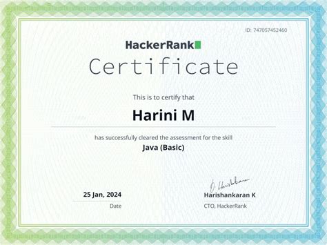 Completing Hackerrank Challenge On Java Harini M Posted On The Topic Linkedin