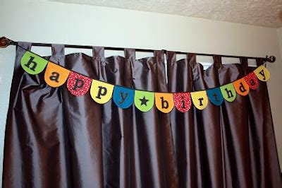 Home Made Originals Birthday Banner Ideas