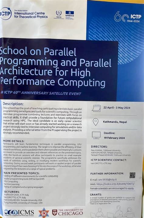 Hpc Hpcnepal Supercomputing Ictp Isc2024 Parallelcomputing