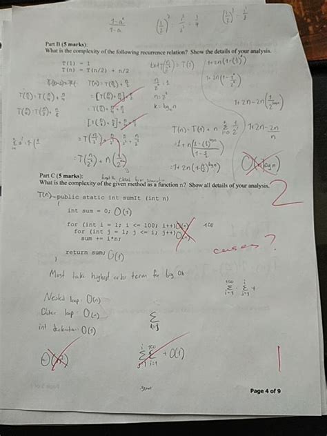 Solved What Is The Complexity Of The Following Recurrence