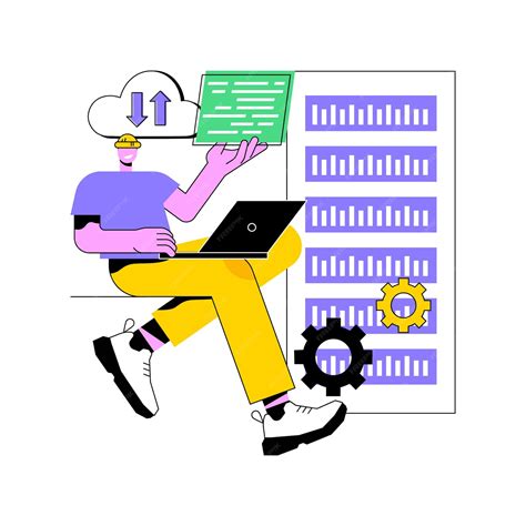 Premium Vector Big Data Analytics Abstract Concept Vector Illustration