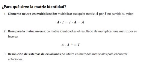 Matriz Identidad Y Matriz Inversa Eduflix