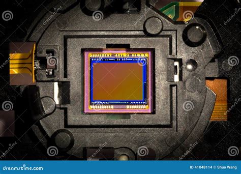CMOS Sensor Stock Photo Image Of Matrix Chip Metal 41048114