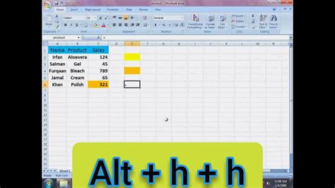 How To Colour Cells In Excel Sheet Workbook Fill Colour In Excel Shee Workbook Excel Cell