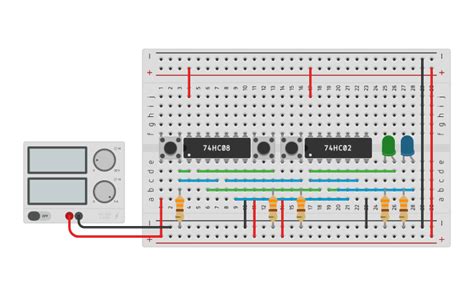 circuit design sr latch with enabler tinkercad