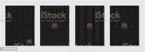 축제 판타지 세트 커버 디자인 수직 템플릿 기하학적 3d 패턴 엠보싱 배경의 민족 럭셔리 컬렉션 0명에 대한 스톡 벡터 아트 및 기타 이미지 Istock