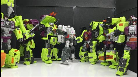 TRANSFORMERS - NBK (NOT) DEVASTATOR - CONSTRUCTICONS - REVIEW - PART 1 - YouTube