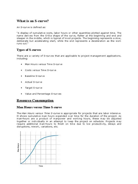 What Is An S Curve Pdf Logistic Function Man Hour