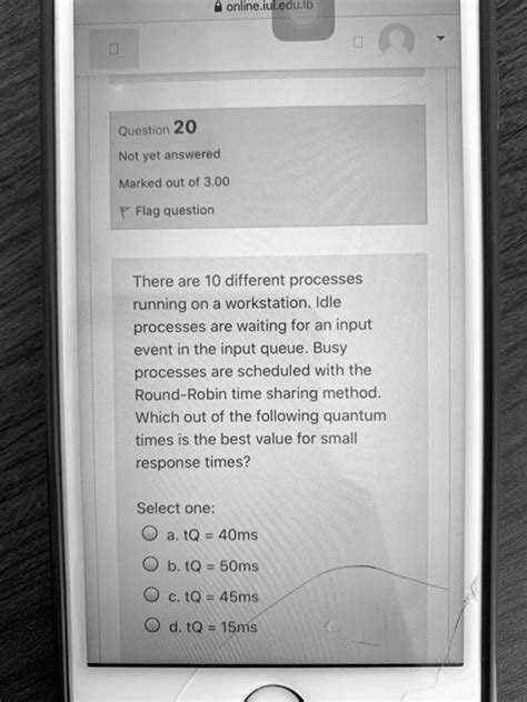 solved question 20 not yet answered marked out of 3 00 flag question