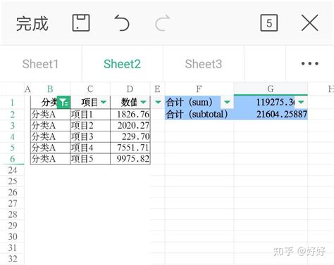 wps excel如何分类汇总（数据透视表 subtotal）？ 知乎