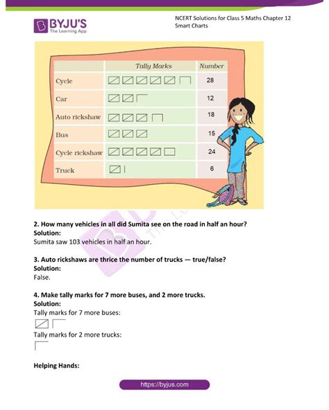 Ncert Solutions Class 5 Maths Chapter 12 Smart Charts Free Download