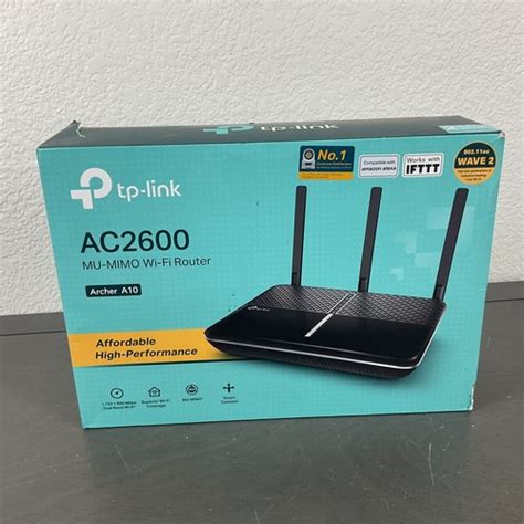 Tp Link Archer A10 Ac2600 Smart Connect Wifi Gigabit Lan Port Mu Mimo Router Ebay