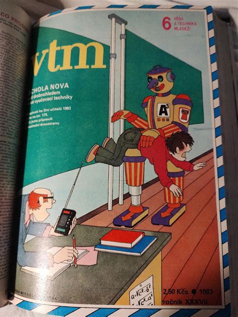 Vázaný časopis Věda A Technika Mládeži Kompletní Ročník 1983 Aukro
