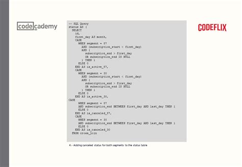 Calculating Churn Rates Data Analysis With Sql Skill Path Projects