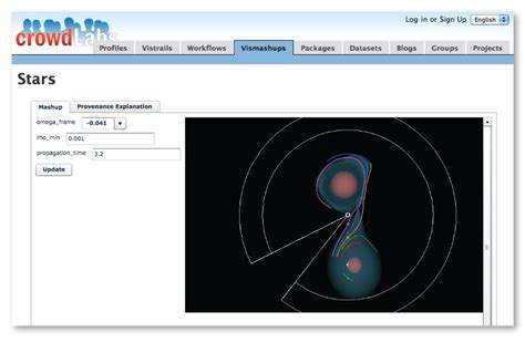 Interacting With The Visualization Of A Binary Star System Simulation Download Scientific